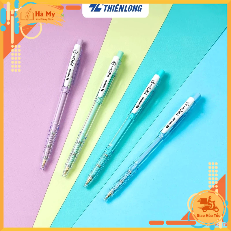 Combo 5/10/20 Cây Bút Bi Thiên Long TL-105 Màu Pastel Ngòi 0.5mm Pro ...
