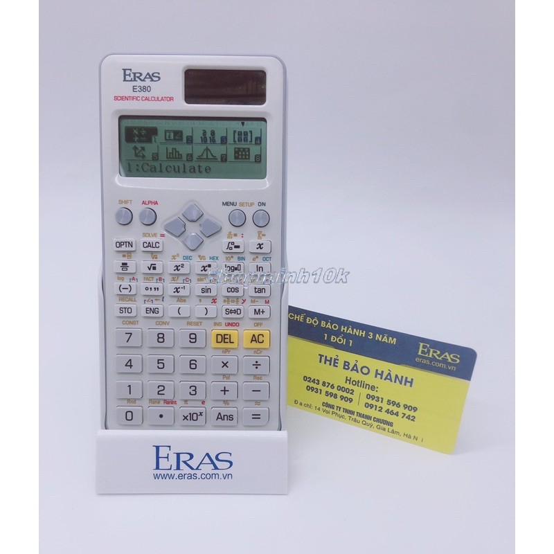 Máy tính khoa học Eras E380 chính hãng bảo hành 3 năm | Shopee Việt Nam