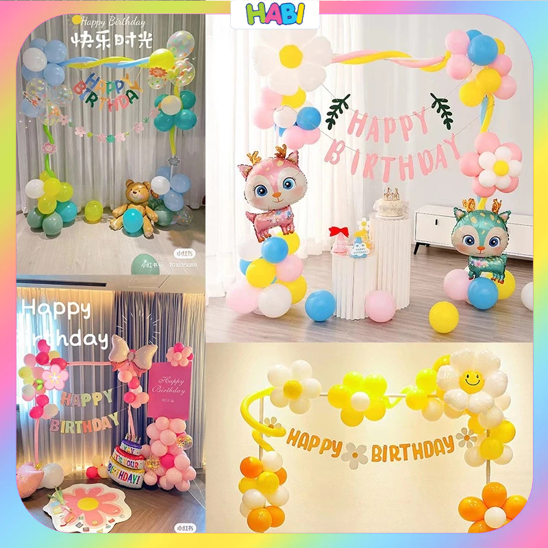 [ TRỤ CHỮ NHẬT KÈM BÓNG ] Combo set trụ chữ nhật kèm bóng trang trí ...