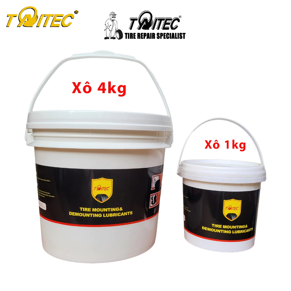 Mỡ bò bôi trơn chịu nhiệt dùng ra vào vỏ lốp xe máy, xe motor, ô tô,xe tải, công trình - xô 1Kg ...