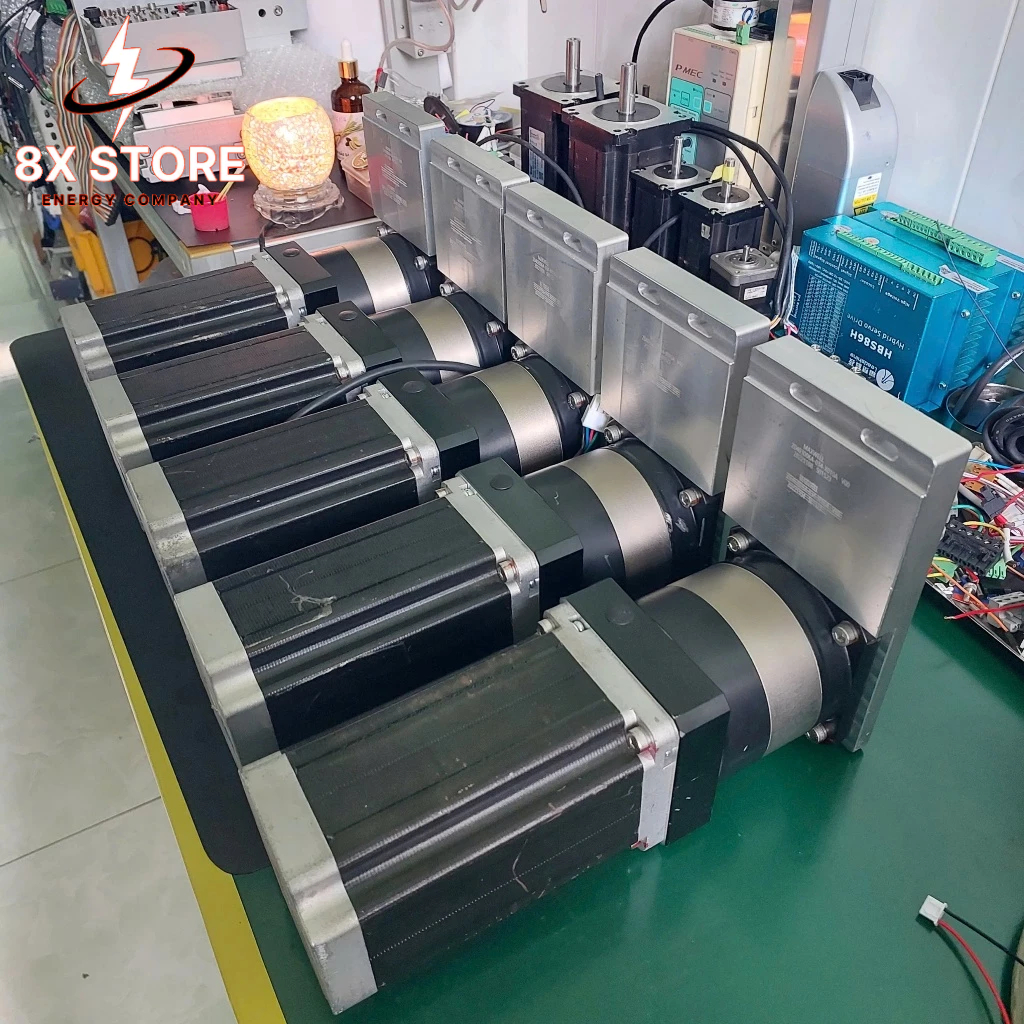 Motor Step 2 phase 86 thân dài lực 12Nm kèm hộp số và pad gá | Shopee Việt Nam