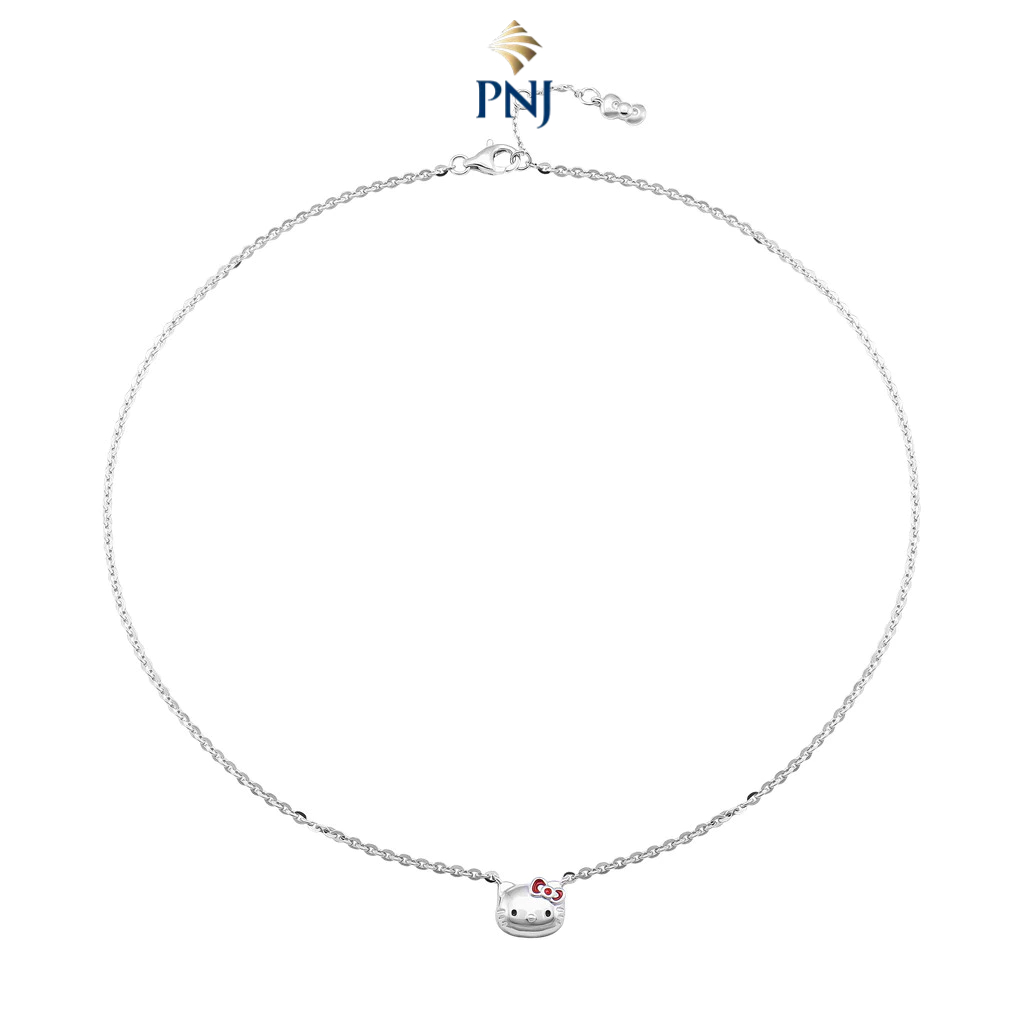 Dây cổ trẻ em Bạc PNJ ️ HELLO KITTY 0000W000070 | Shopee Việt Nam