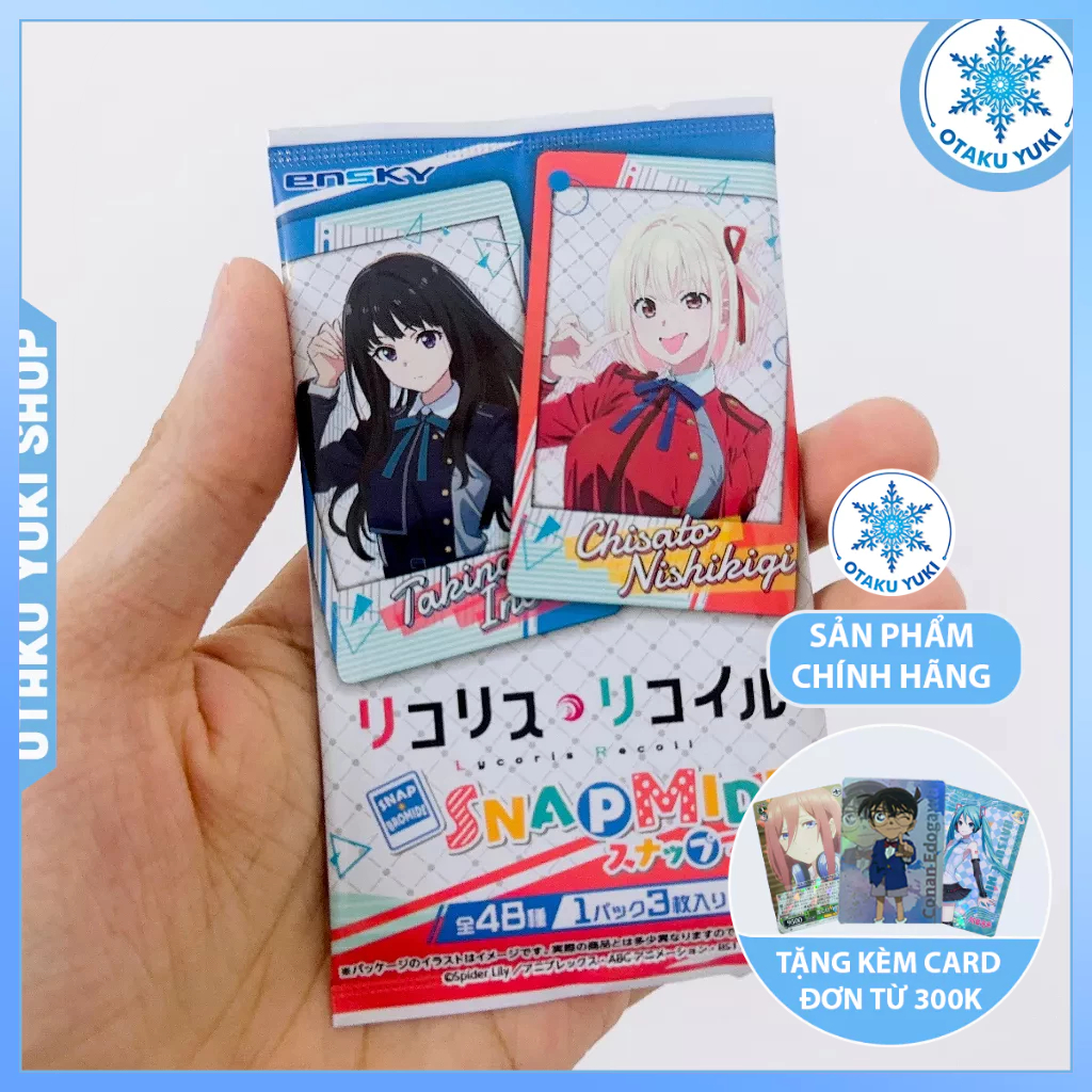 [Chính Hãng] Gói Thẻ Nhân Phẩm Pack Card Snapmide Lycoris Recoil (ENSKY ...