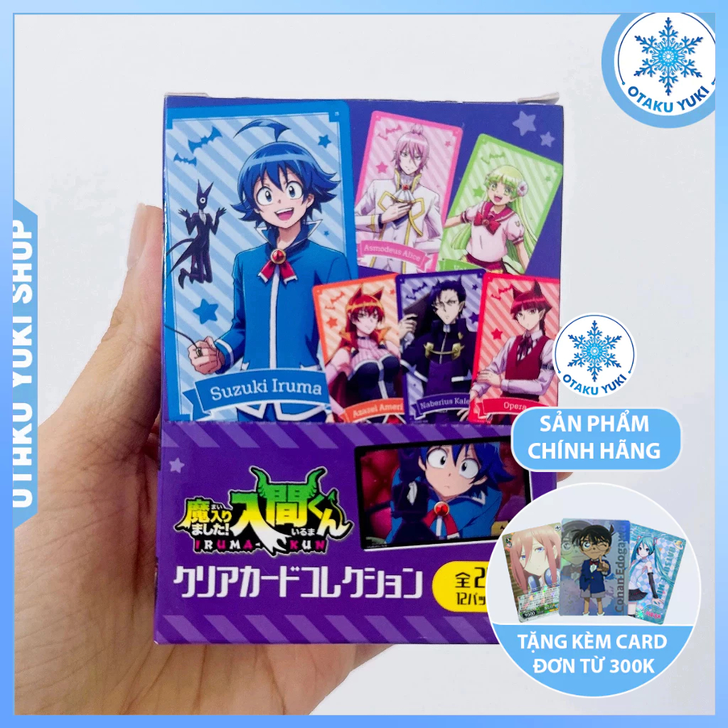 Gói Thẻ Nhân Phẩm Pack Card Iruma-kun Clear Card | Shopee Việt Nam