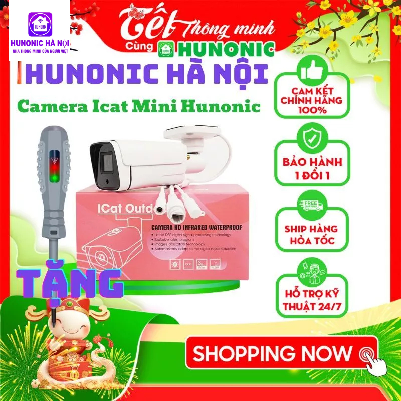 Camera ICat Thông Minh Hunonic Đàm Thoại 2 Chiều Tích Hợp Ngữ Cảnh App ...