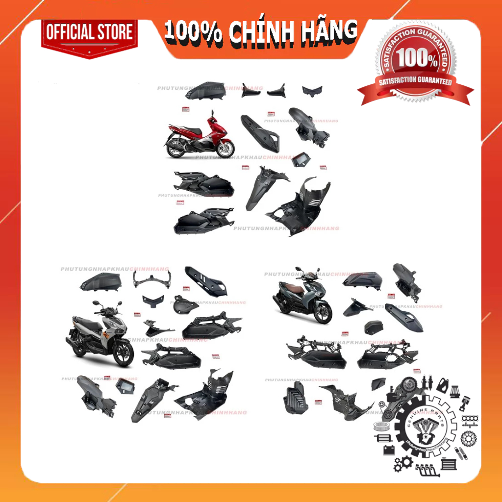 [FULL] Dàn nhựa nhám AB 125, AB 150, AB 160 các đời chính hãng, Air ...