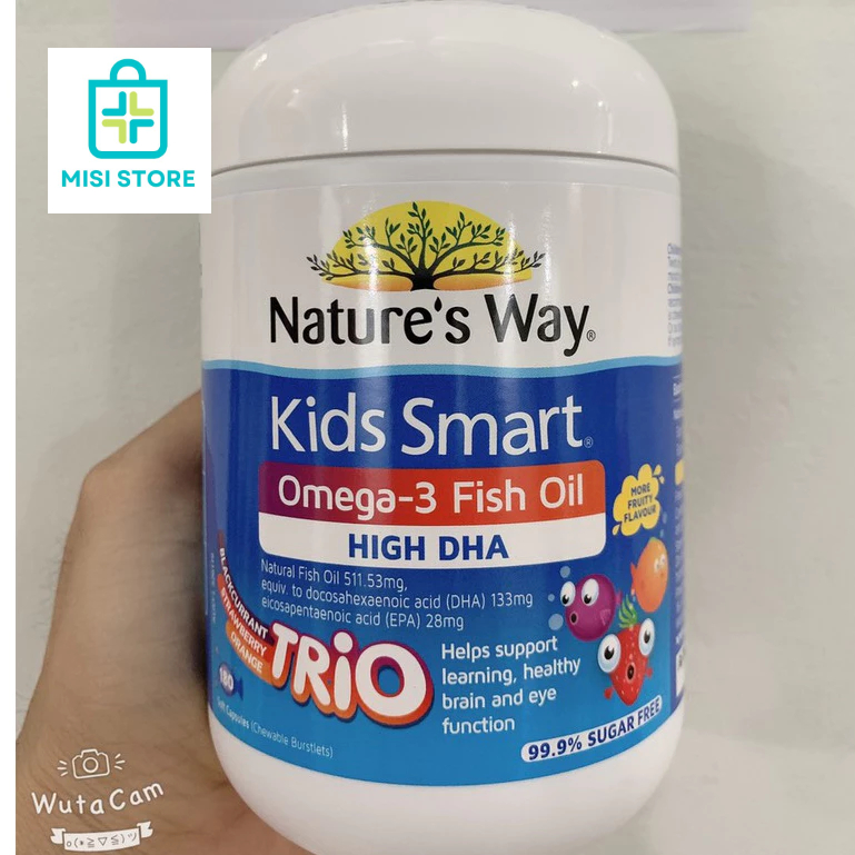 Kẹo Dầu cá cho bé Omega 3 Fish Oil Trio 180 viên của Úc ( Trio 180v ...