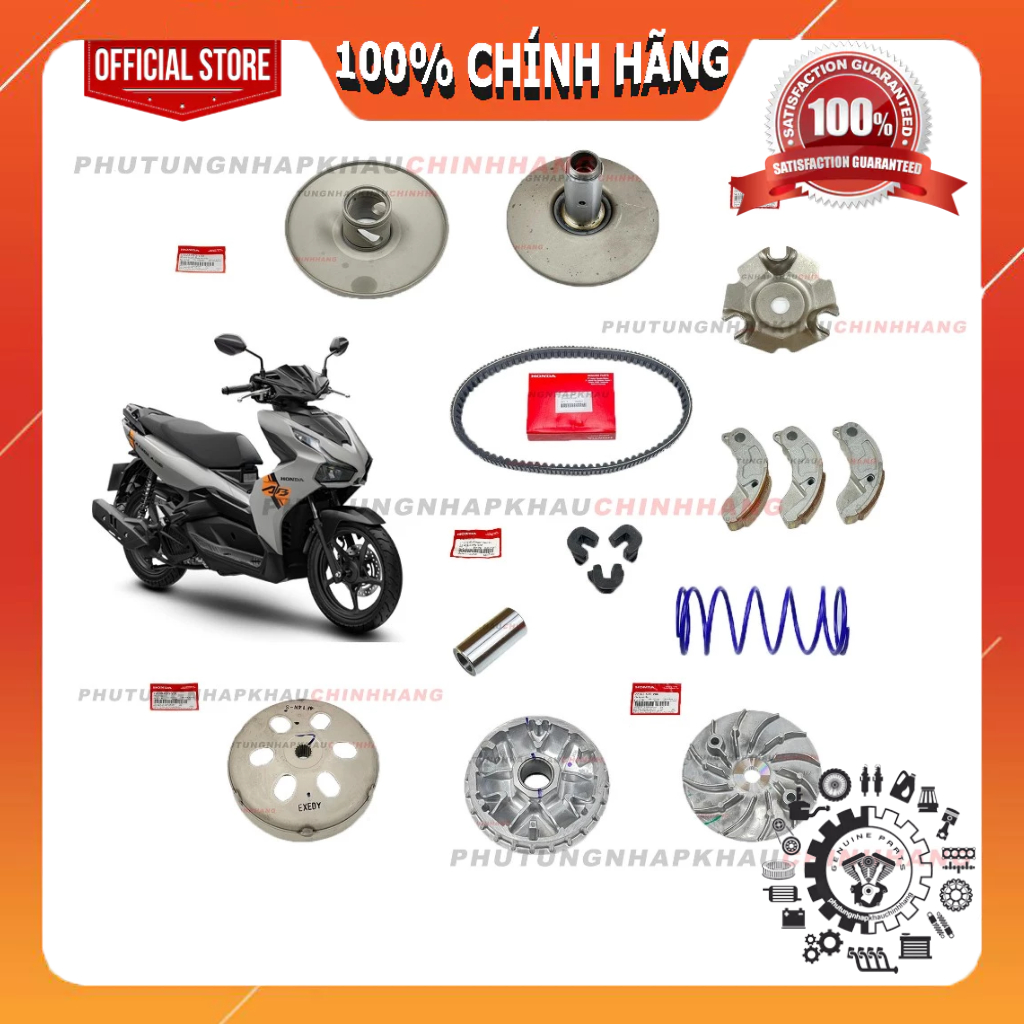 [FULL] Bộ nồi xe AB 125 2020 2021 2 val, Air Blade 125 2 van 2022 chính ...