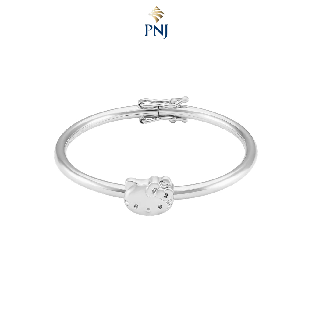 Vòng tay trẻ em Bạc PNJ ️ HELLO KITTY 0000W000071 | Shopee Việt Nam