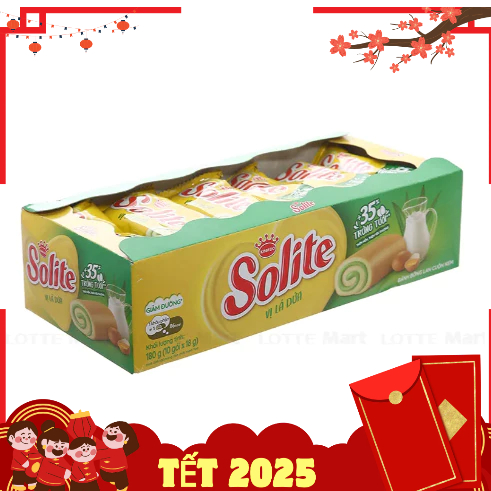 Bánh Bông Lan Solite Cuộn Kem Hộp 180g các vị | Shopee Việt Nam