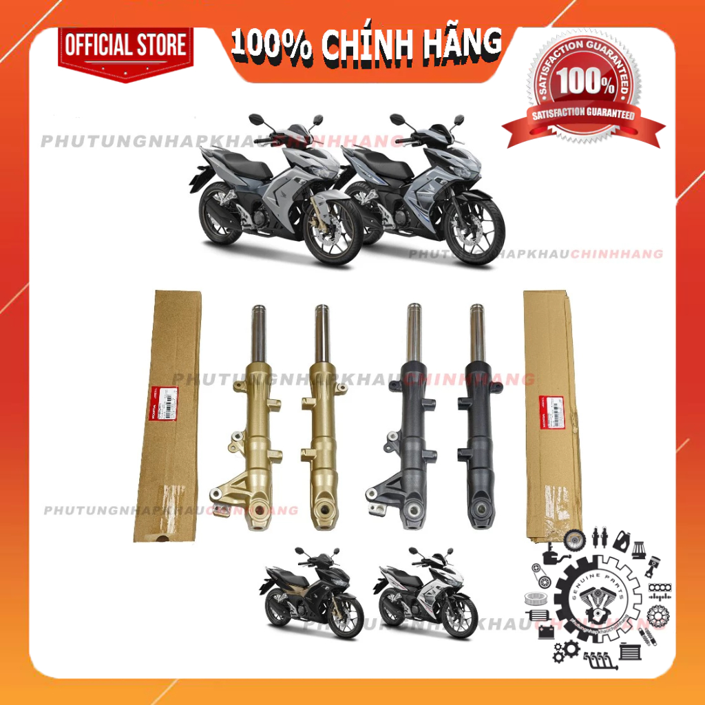Phuộc trước Winner X V3 V4 ABS CBS chính hãng, Thụt nhún giảm xóc ...