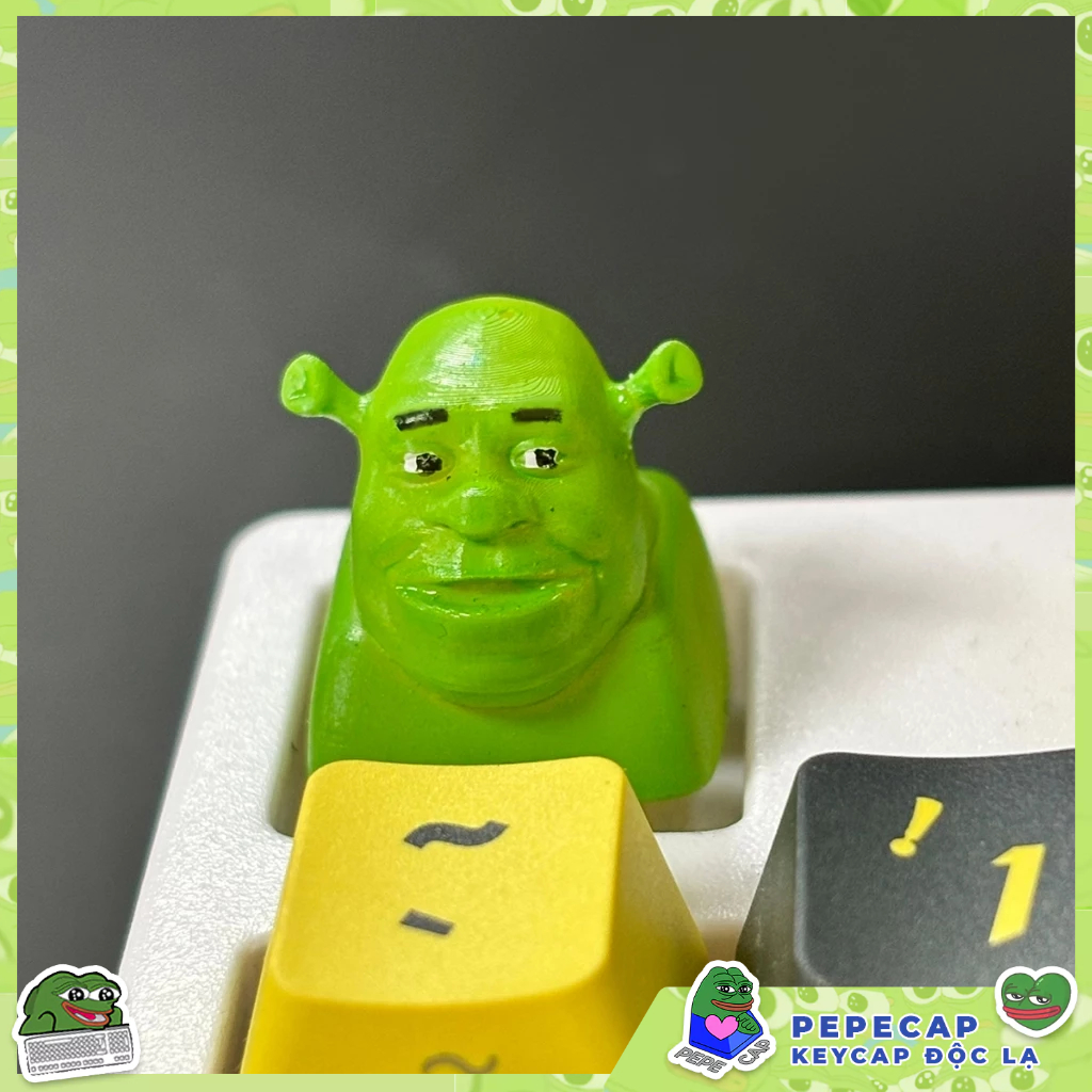 Keycap Shrek - Nút bàn phím chằn tinh - Keycap meme hài hước độc quyền ...