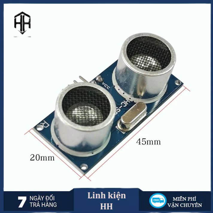 Module Cảm Biến Siêu Âm SRF04, HC SR04, HC-SR04, SRF05, HC SR05, HC ...