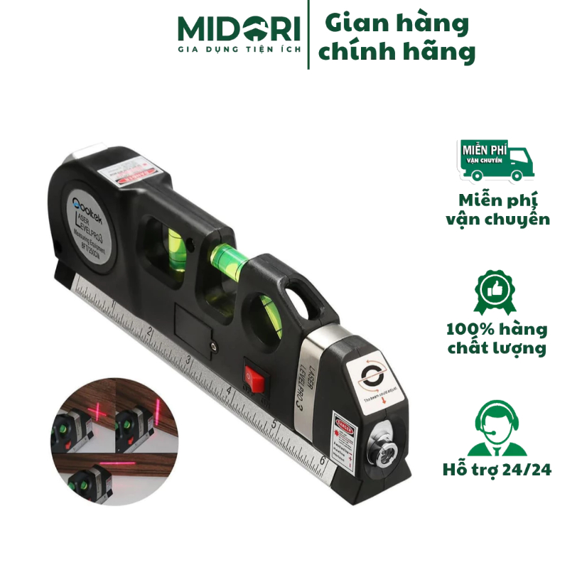 Thước Đo Laser Đa Năng, Thước Đo Khoảng Cách Bằng Tia Laser Midori ...