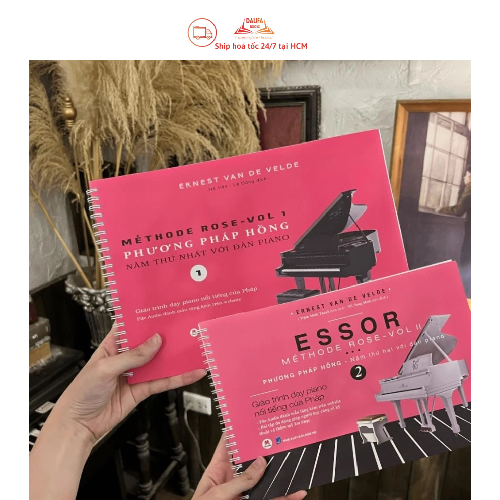 Sách Piano Methode Rose Phương Pháp Hồng Sách học piano cơ bản, Giáo ...