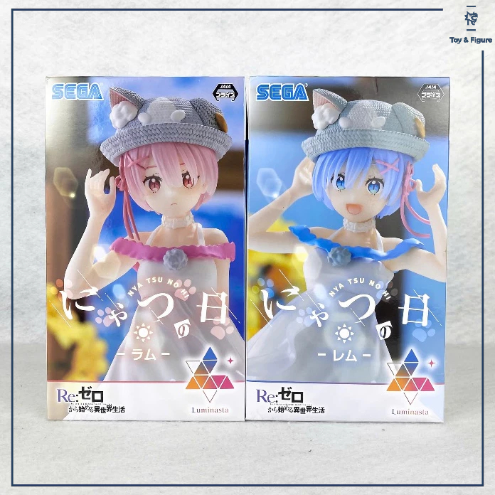 Mô Hình Chính Hãng REM & RAM Cat's Day - Re:ZERO Luminasta (SEGA ...