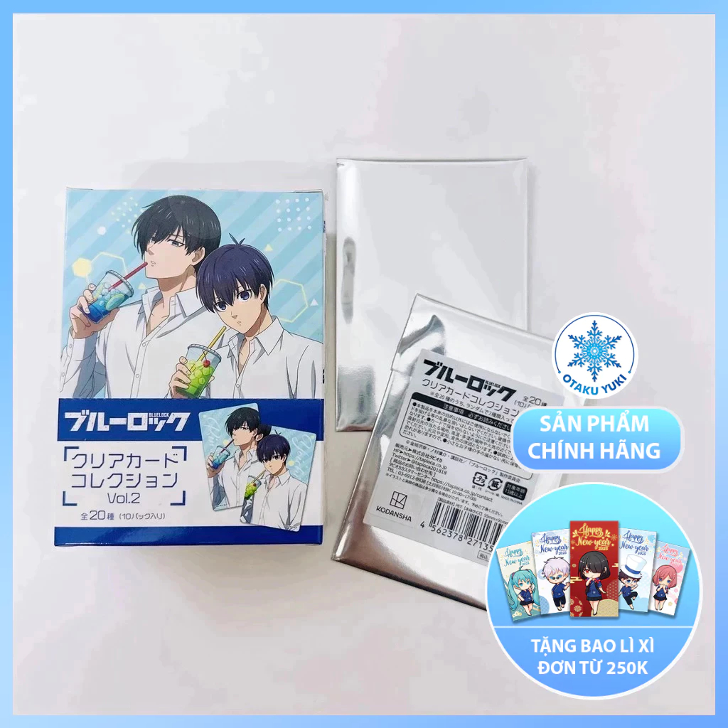 Gói Thẻ Nhân Phẩm Pack Card Blue Lock Clear Card Vol 2 (TAPIOCA ...