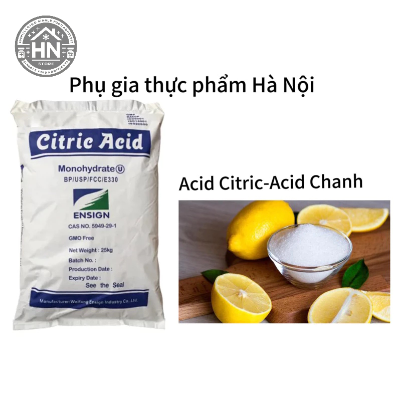 Axit chanh, acid citric ( bột chanh ),chất điều chỉnh PH ,bột tạo độ chua | Shopee Việt Nam