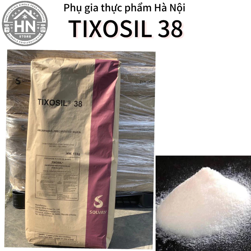 Tixosil 38 - Chất chống đông vón 100g. Chống vón cục thực phẩm | Shopee ...