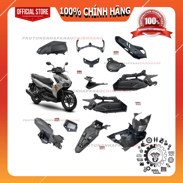 Bộ nhựa nhám Air Blade 150, AB 125 đời 2020 2021 chính hãng Honda, dàn ...
