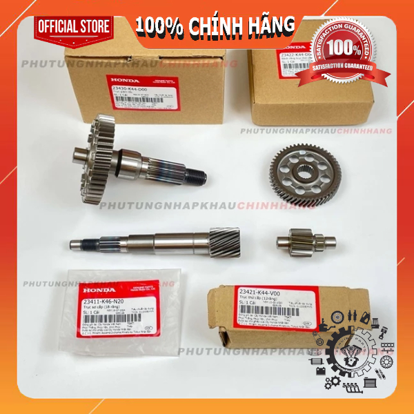 Bộ số, Bộ nhông láp Vision K44 2015-2020, Scoopy K93 2017, Beat K81 ...