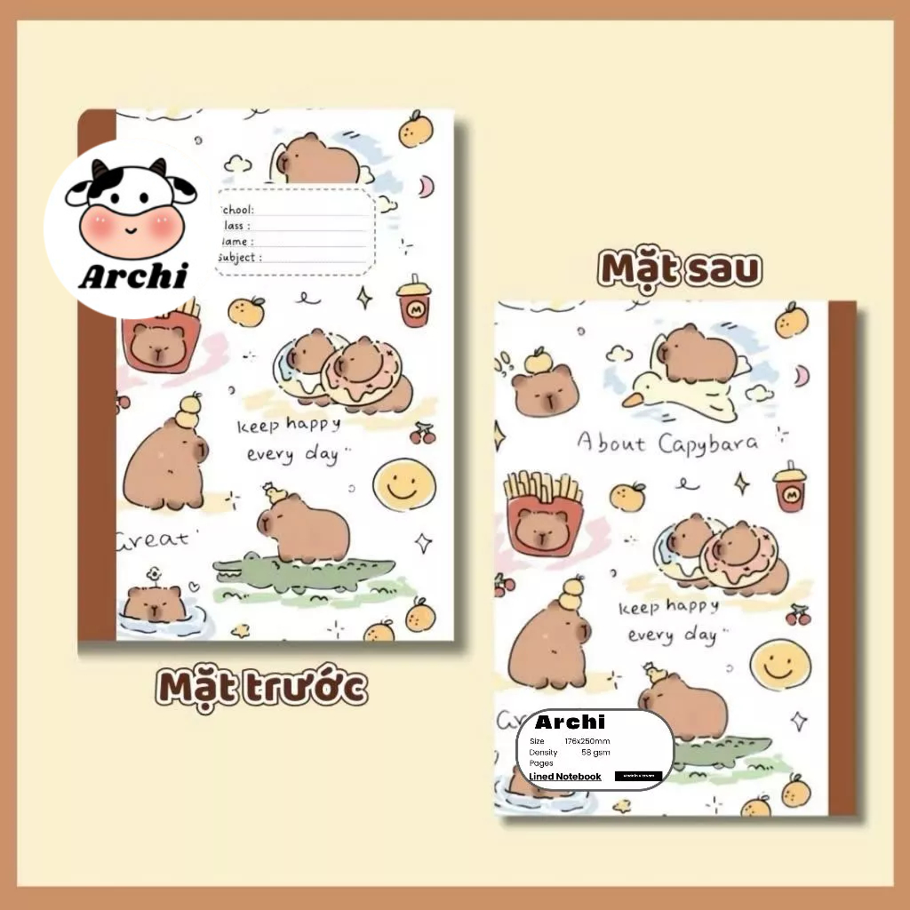 Vở kẻ ngang 120, 200 trang B5 học sinh ghi studygram lined notebook ...