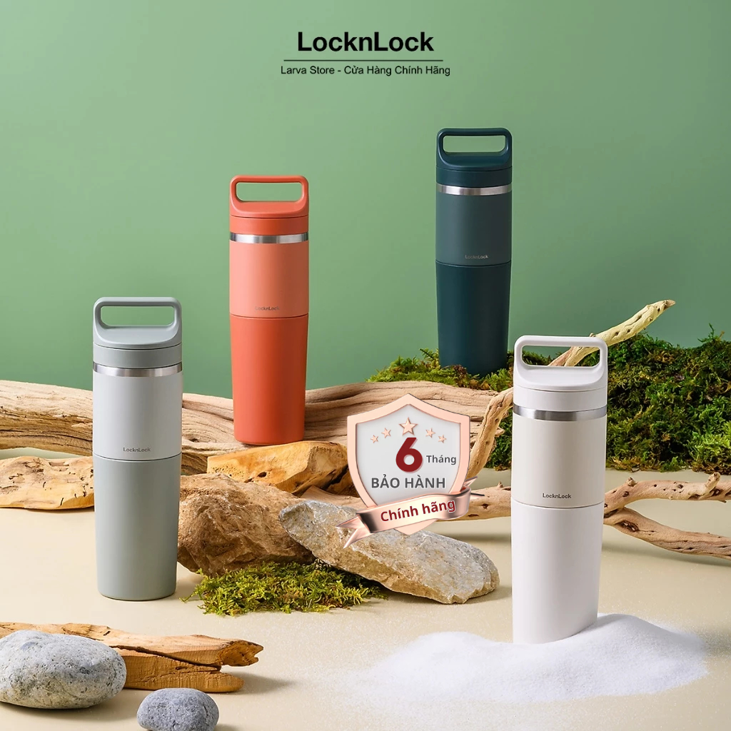 Bình Giữ Nhiệt LocknLock inox 304 Slo 2in1 600ml LHC4332 | Shopee Việt Nam