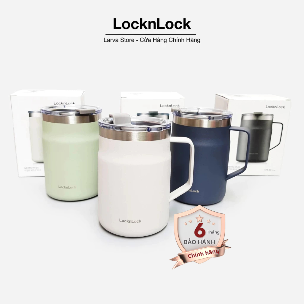Cốc giữ nhiệt Inox 304 LocknLock Metro Mug 475ml LHC4219 | Shopee Việt Nam