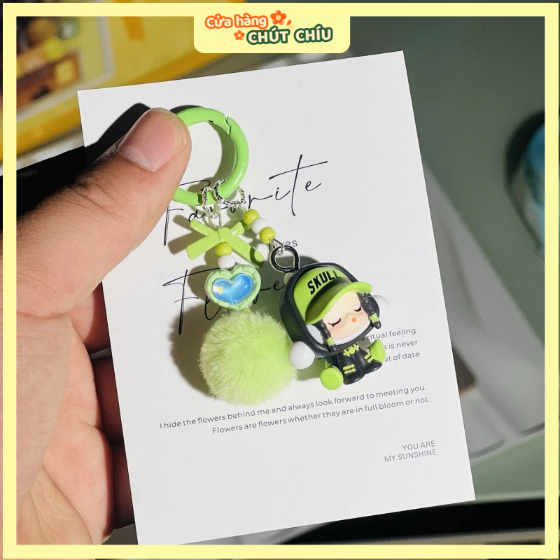 Móc khoá skullpanda phiên bản mini (Pop Bean chính hãng Popmart ...