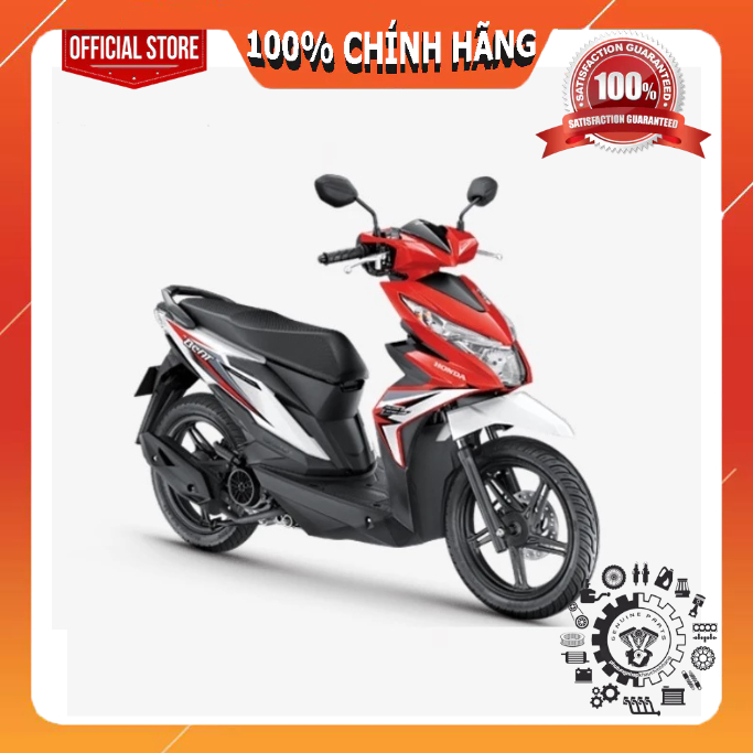 [MÓN LẺ] Dàn áo Beat 110 2016 2017 2018 2019 màu Trắng Đỏ chính hãng ...