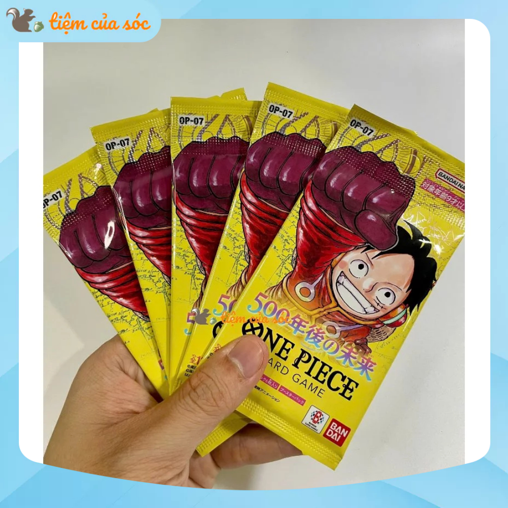 [Chính hãng] Combo 10 gói thẻ bài One Piece TCG OP-07 tiếng Nhật booter ...