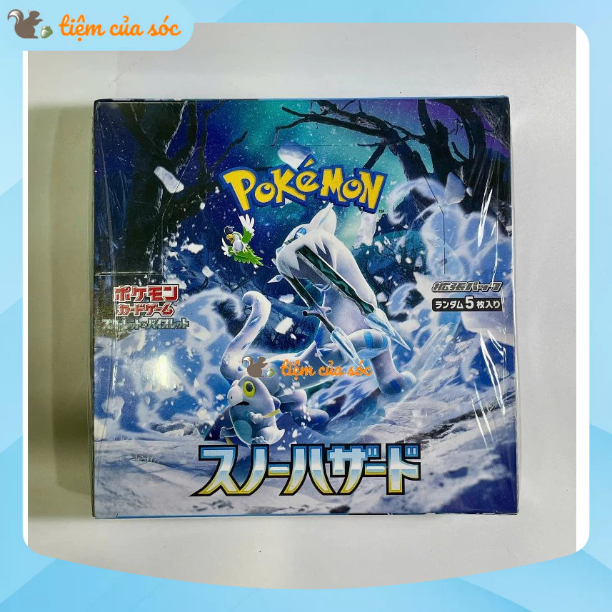[Chính hãng] Hộp 30 gói thẻ bài Pokemon TCG Snow Hazard seal Booster ...