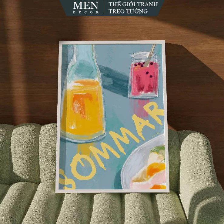 Tranh treo tường, Summer Digital Wall Print, Swedish Sommar, nhận in ...