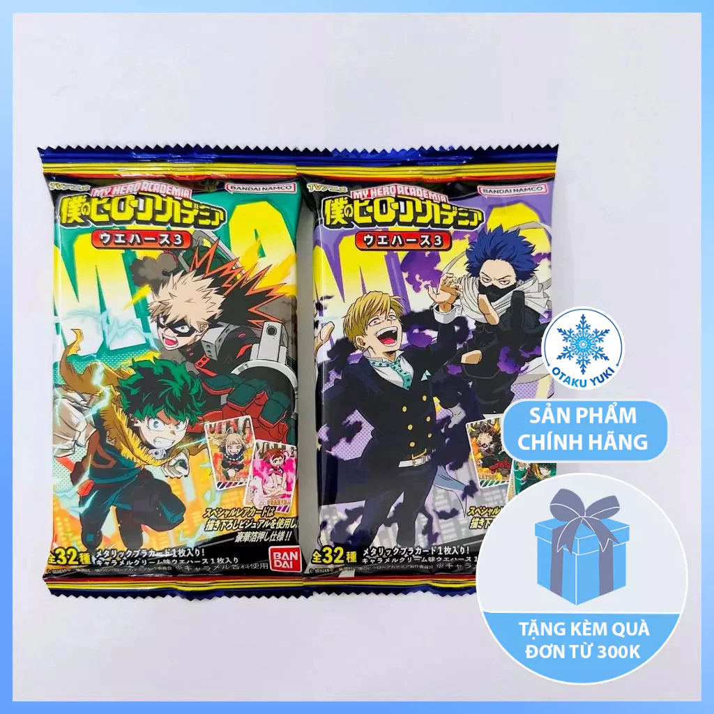 Gói Thẻ Pack Card Boku No Hero - My Hero Academia Wafer 3 | Shopee Việt Nam