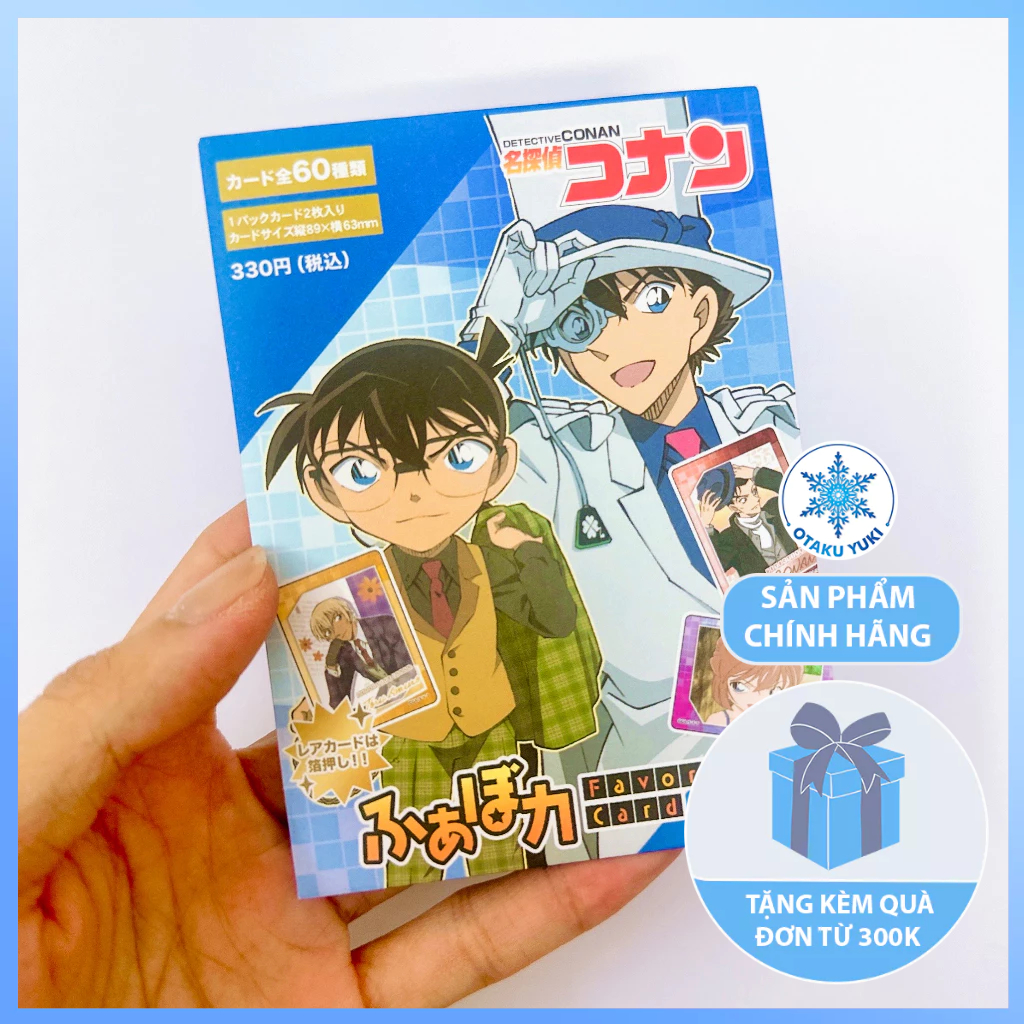 Gói Thẻ Nhân Phẩm Pack Card Conan Favorite Clear Card | Shopee Việt Nam