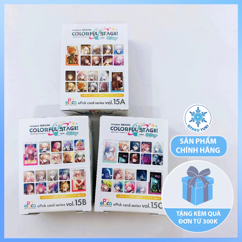 Gói Thẻ Pack Card Project Sekai Colorful Stage Feat. Hatsune Miku ePick card series vol.15 ...