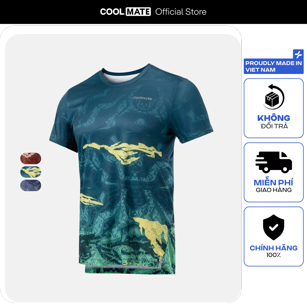 Áo thun thể thao chạy bộ Graphic Jungle Thấm Hút, Siêu nhẹ Coolmate ...