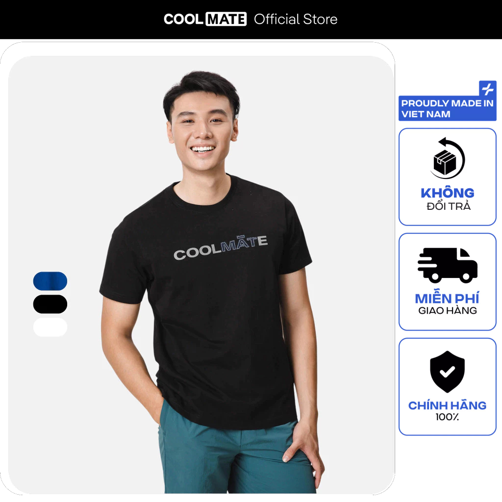 Áo thun Copper Denim in CoolMÁTe mềm mại thoáng mát Coolmate- Outlet ...