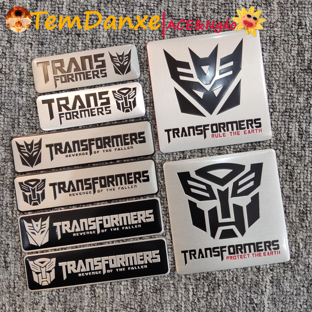Tem nhôm dán xe Transformer protect destroy tổng hợp nhiều kích thước ...