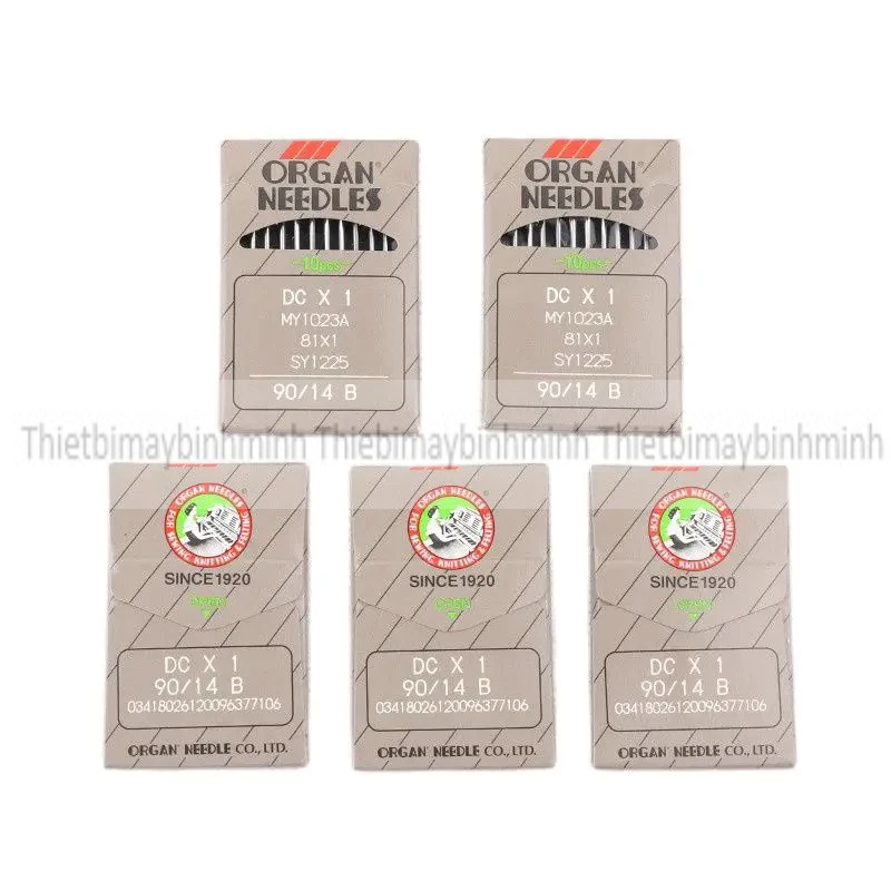 Kim DC Nhật ORGAN Dành Cho Máy Vắt Sổ Đủ Size 9, 11, 12,14,16,18 (Vỉ 10 ...