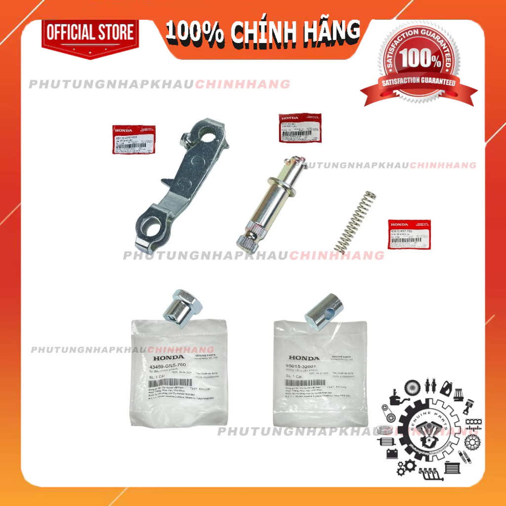 Bộ càng thắng sau Lead 125 4 val 2022 2023 2024 2025, Bộ cần kéo phanh ...