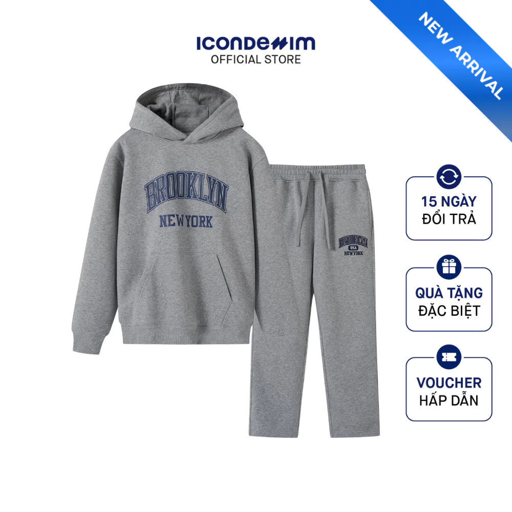 Set Đồ Nỉ Cào Nam New York Cozy Form Regular SEID0080 | Shopee Việt Nam