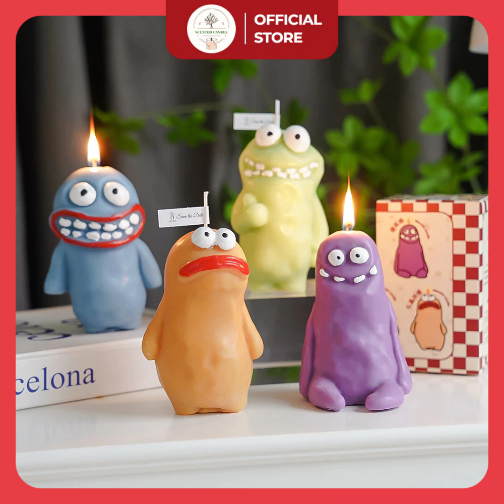 Nến Thơm Quái Vật MudMan, Nến Monster Kèm Hộp Quà Tặng Độc Đáo Decor Dễ ...
