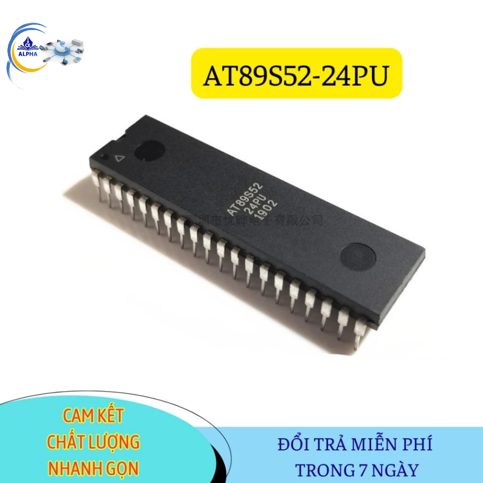 IC Vi Điều Khiển AT89S52-24PU DIP40 – Chip 8051 Lập Trình Đo Lường, Điều Khiển – Hàng Mới ...