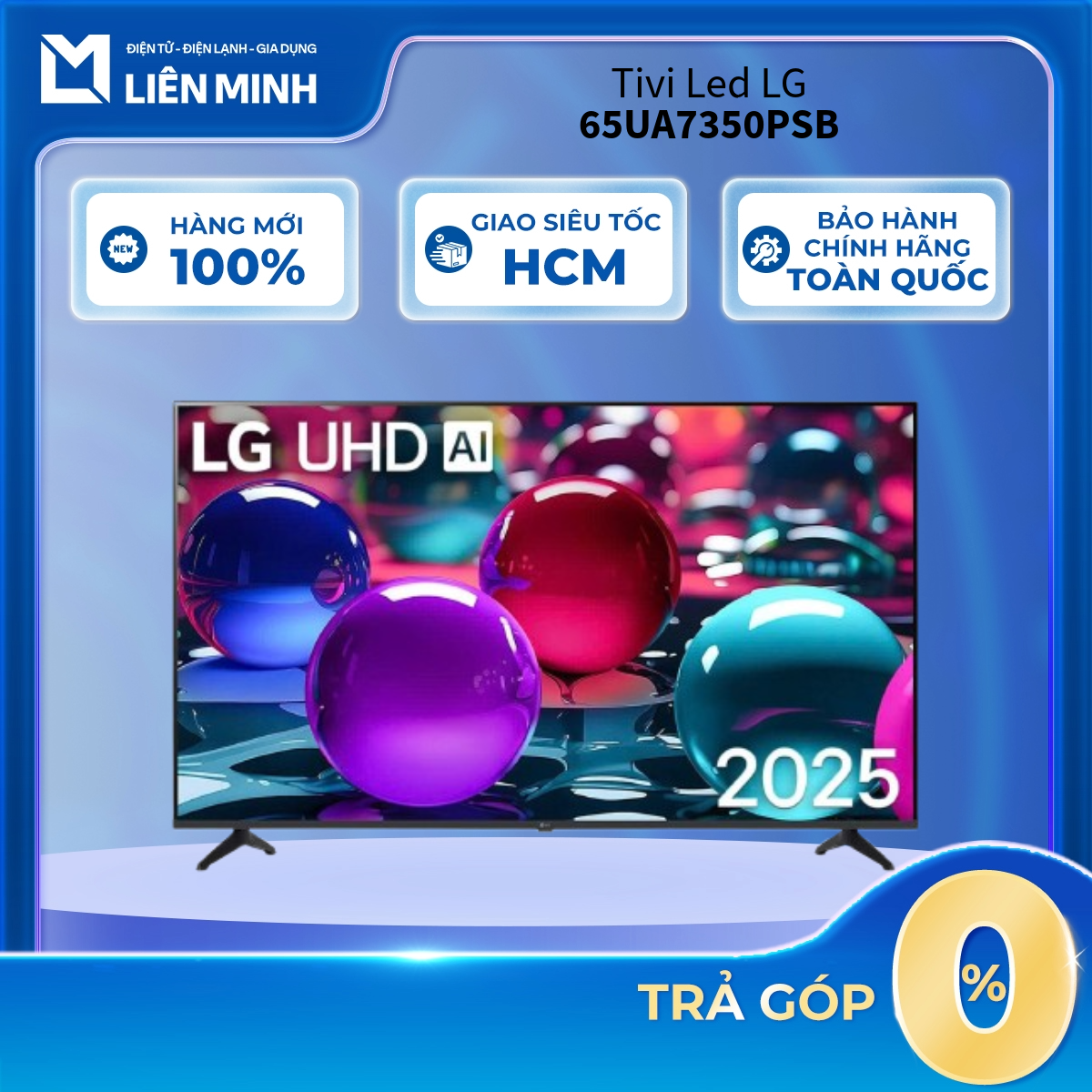 65UA7350PSB - Smart Tivi LG AI 4K 65 Inch 65UA7350PSB - Bảo Hành Chính Hãng | Shopee Việt Nam