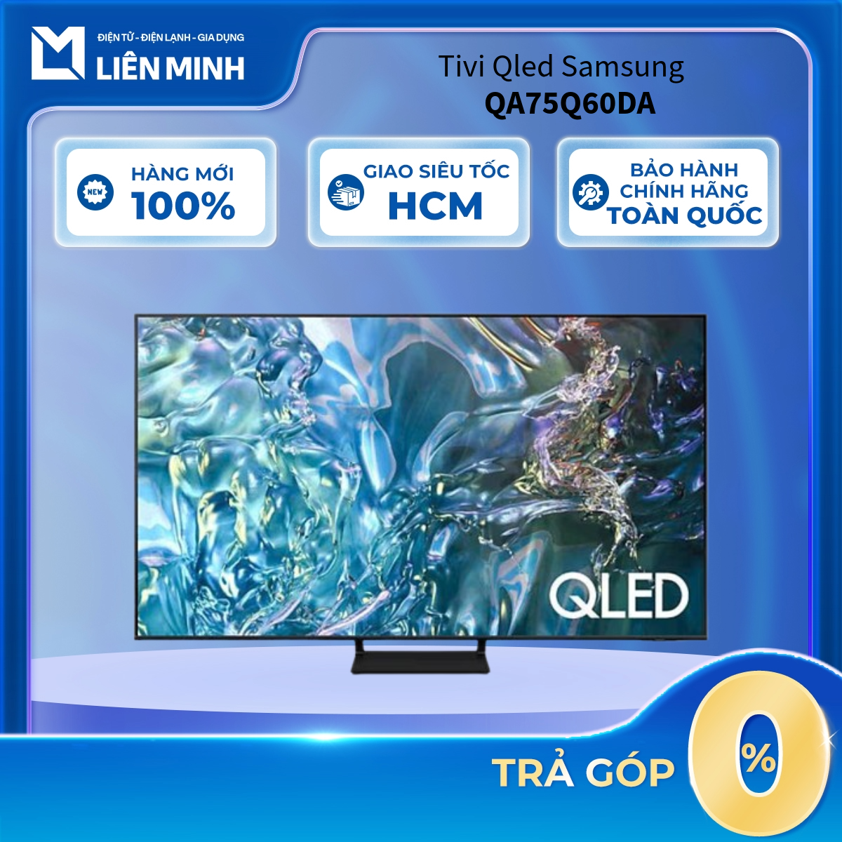 [GIÁ MÁY] QA75Q60DA - Smart Tivi QLED Samsung 4K 75 Inch QA75Q60D - Bảo ...