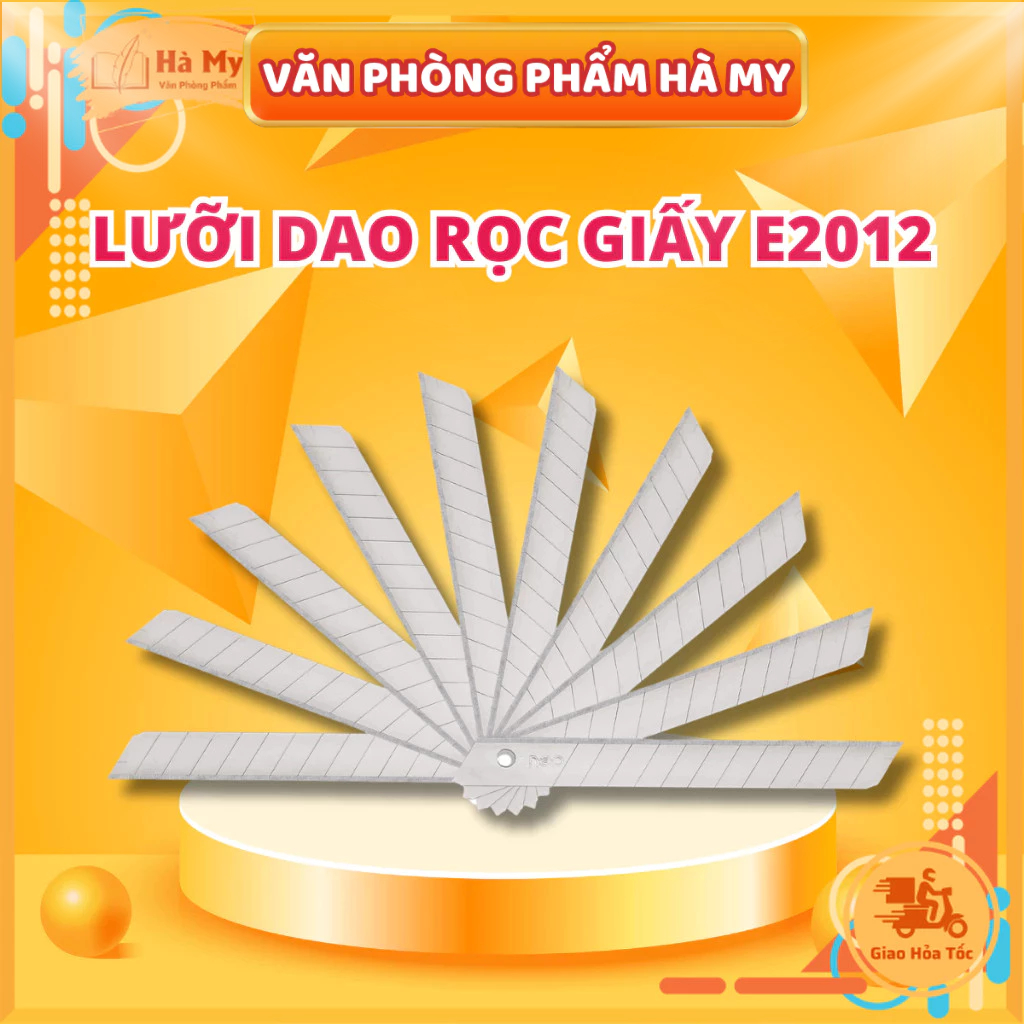 Lưỡi dao rọc giấy nhỏ deli E2012 Hợp kim thép SK5 | Shopee Việt Nam