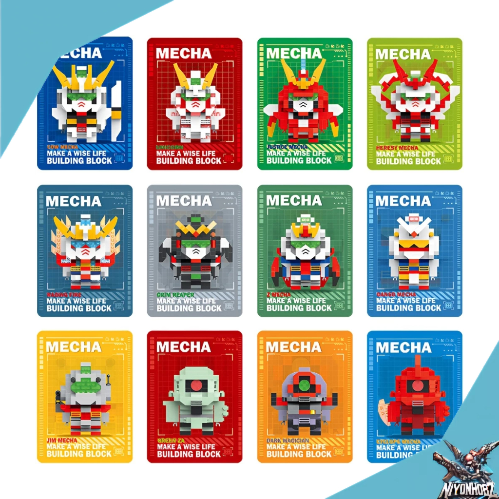 Mô Hình Lắp Ráp Lego Mini Mecha 3D Building Block Bricks, Bộ Xếp Hình ...