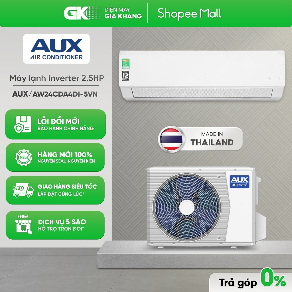 [FREESHIP HCM] AW24CDA4DI-5VN - Máy Lạnh AUX Inverter 2.5 HP AW24CDA4DI ...