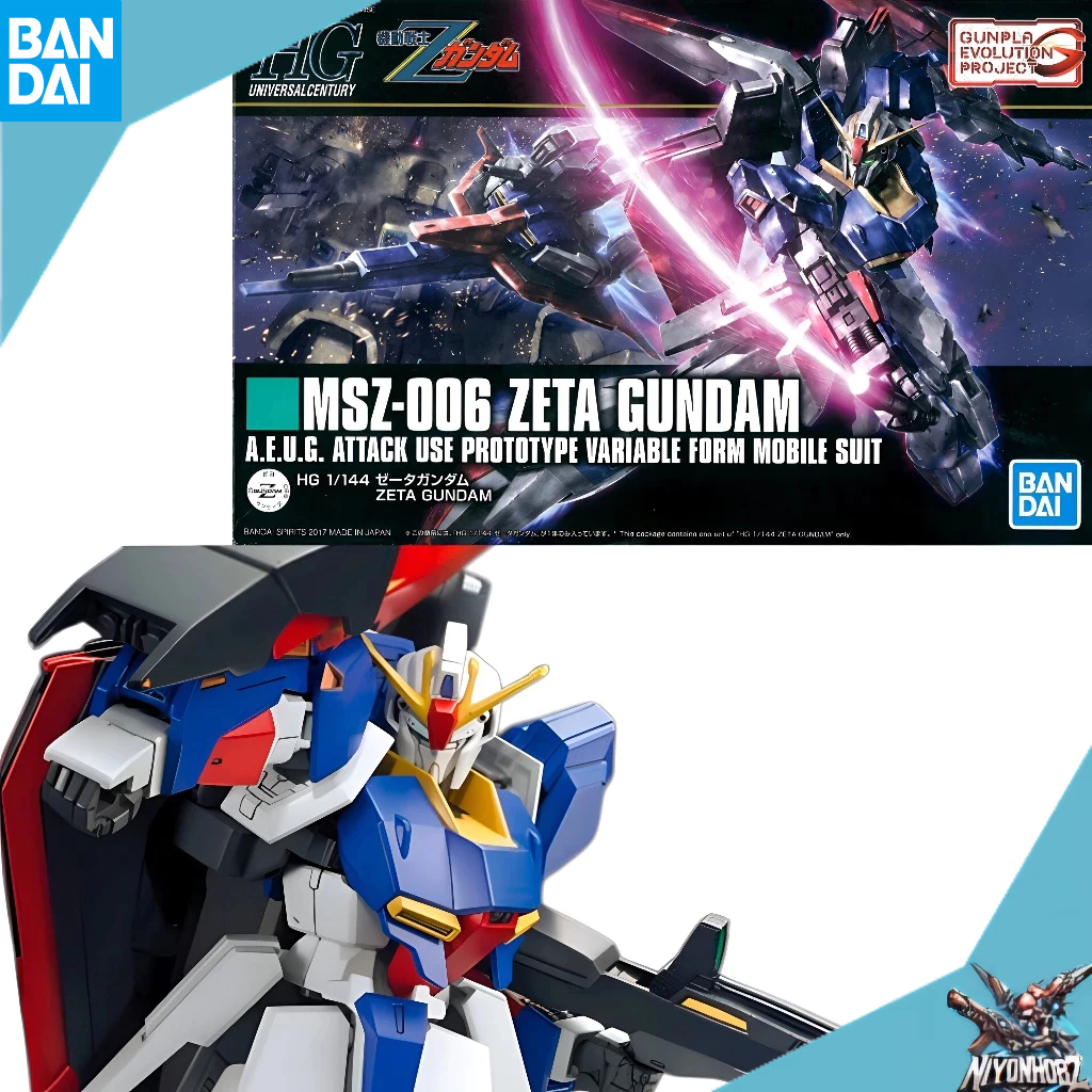 [Bandai] Mô Hình Lắp Ráp HG UC MSZ-006 ZETA GUNDAM 1/144 Plastic Model Kit Gunpla Chính Hãng ...
